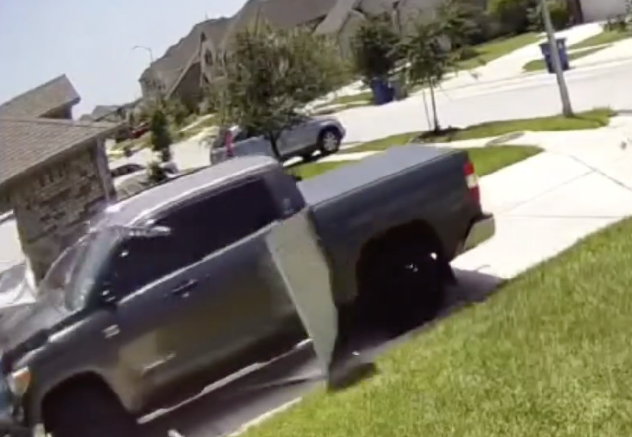 Be on the lookout! Person Crashes in to Garage and damages Vehicle ...