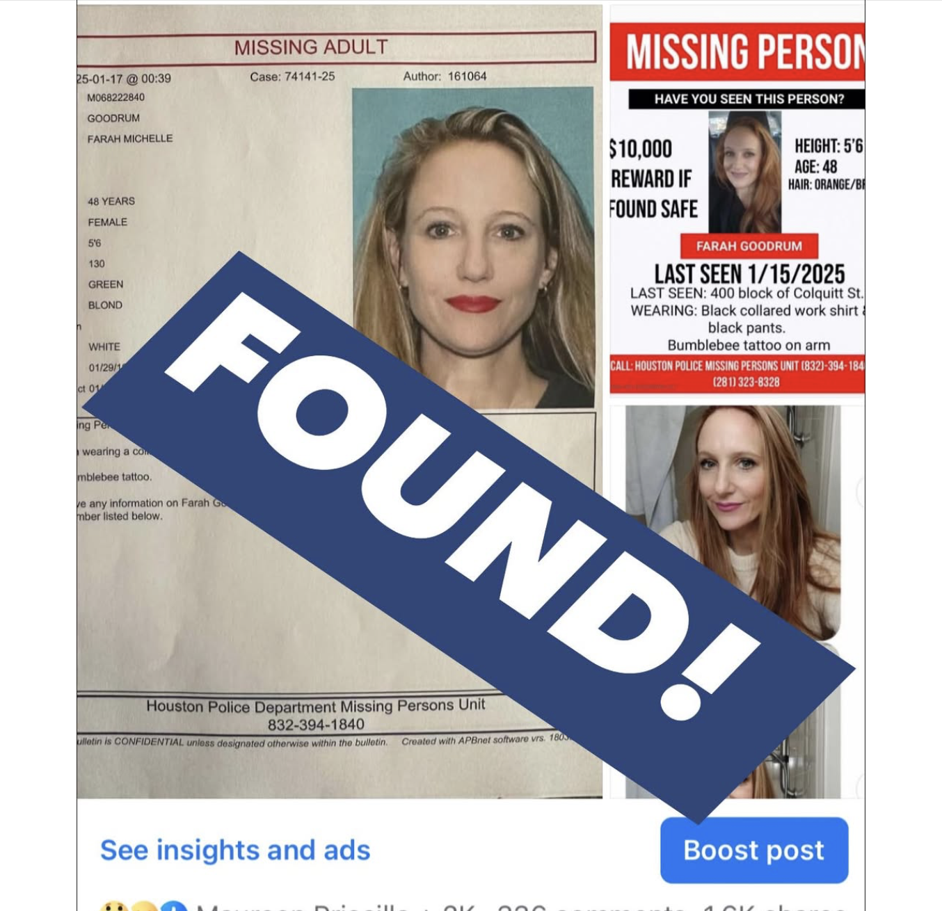 Missing Person Found - Grizzy's Hood News