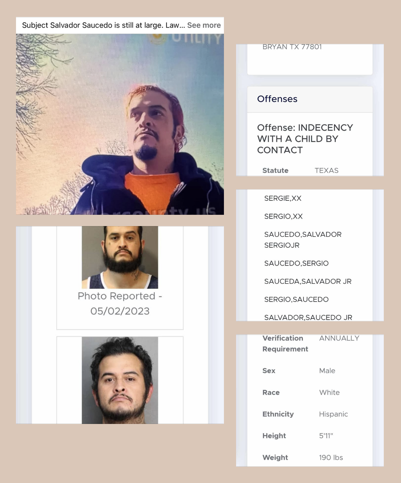 Inmate Escape Update: Salvador Saucedo Still on Run - Grizzy's Hood News