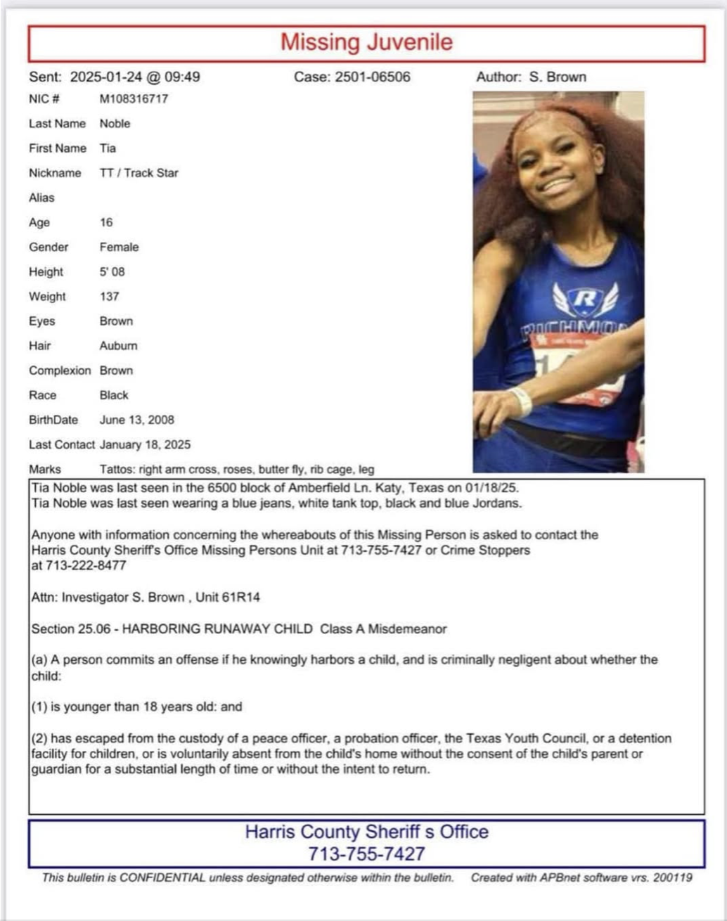 Missing Juvenile - Grizzy's Hood News